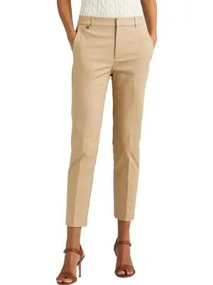 Ralph Lauren Double Faced Stretch Cotton Pants - Birch Tan