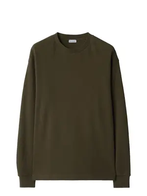 Burberry Equestrian Knight Cotton Sweatshirt - Green