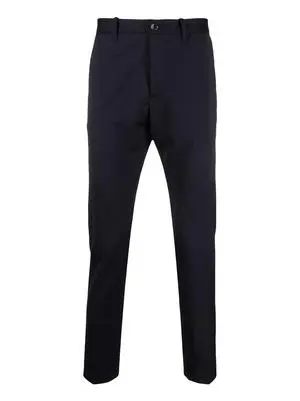 NINE:INTHE:MORNING Slim-cut Chino Trousers - Blue