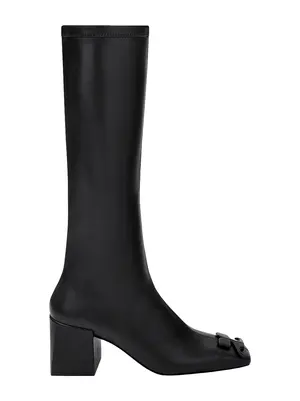 COURREGES Leather Boots - Black
