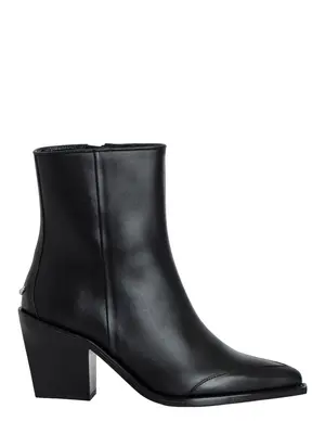Zadig&Voltaire Cara 70mm Leather Boots - Black