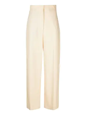 THE ROW Gordon Wide Leg Trousers - Neutrals