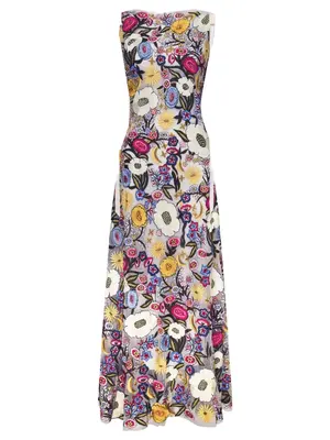 RACHEL GILBERT Lyra Floral-Embroidery Gown