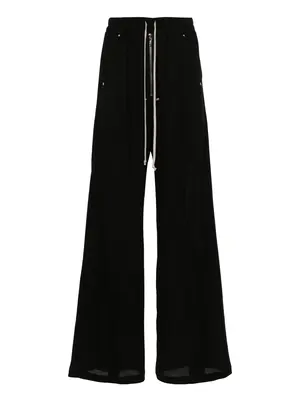 Rick Owens Bela Wide-leg Trousers - Black