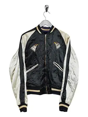 Vintage Silk And Velvet Reversible Jacket Multi
