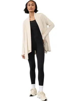 Athleta Athleta Pranayama Restore Rib Wrap Pelican Cream Rib