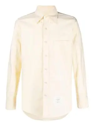 Thom Browne Armband-embellished Cotton Shirt - Yellow