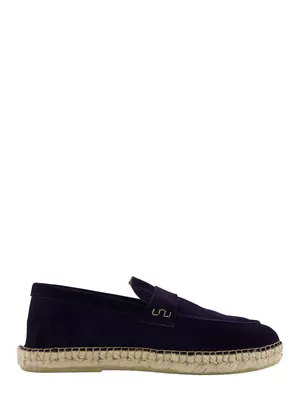 Frescobol Carioca Marcelo Suede Loafers - Blue