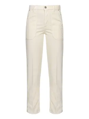 Pinko Cloe Corduroy Trousers - White