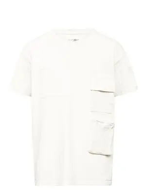 MAISON MARGIELA Multiple-pockets Cotton T-shirt - Neutrals