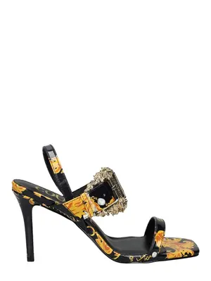 Versace Buckle-strap Sandals - Black