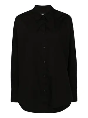 DONDUP Long-sleeve Cotton Shirt - Black
