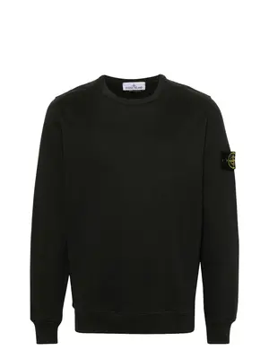 Stone Island Compass-badge Cotton Sweatshirt - Grey