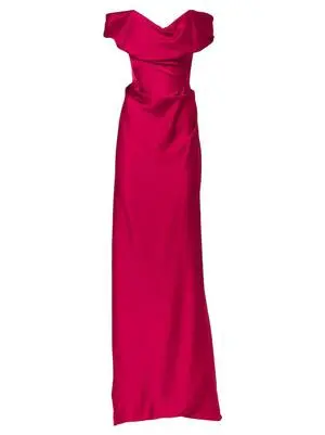 VIVIENNE WESTWOOD Nova Cocotte Satin Corset Gown - Red