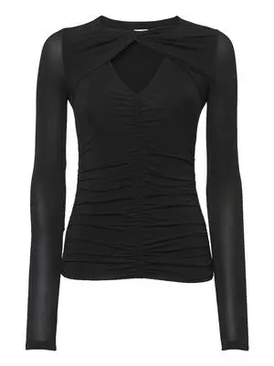 Isabel Marant Étoile Vandalia Jersey Top - Black