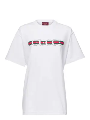 Gucci Logo Cotton T-shirt - White