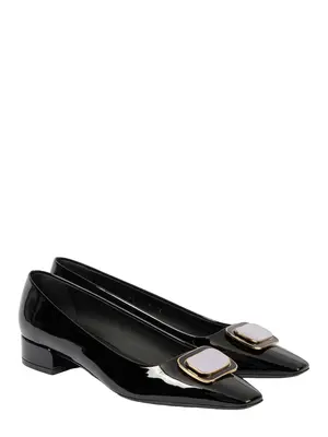 FERRAGAMO Venera Ballet Flats - Black
