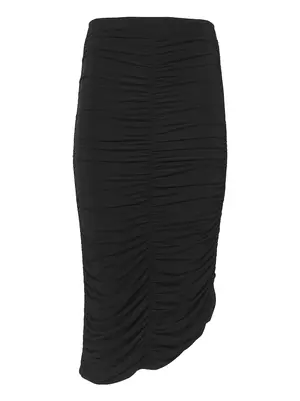 Isabel Marant Vicky Jersey Midi Skirt - Black