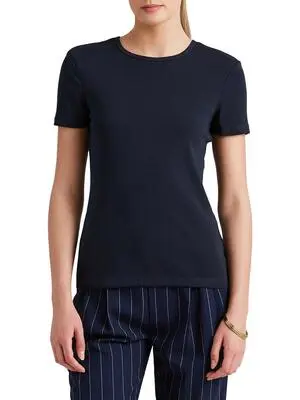Ralph Lauren Cotton Blend T-shirt - Lauren Navy