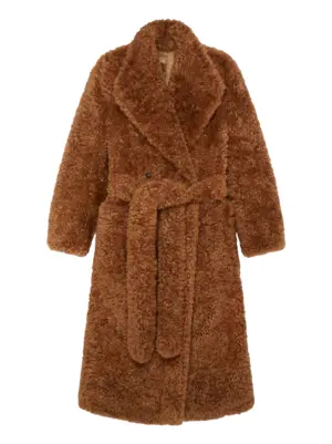 STELLA MCCARTNEY Stella McCartney Faux-Fur Belted Coat