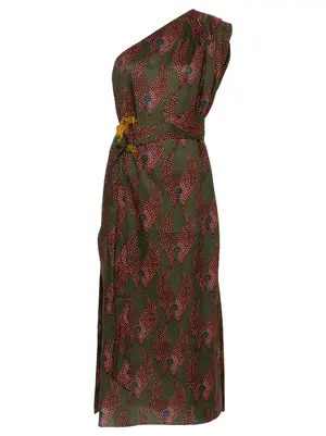 MAISON LA PLAGE Ravello Midi Dress - Green