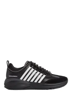Dsquared2 Logo-print Low-top Sneakers - Black