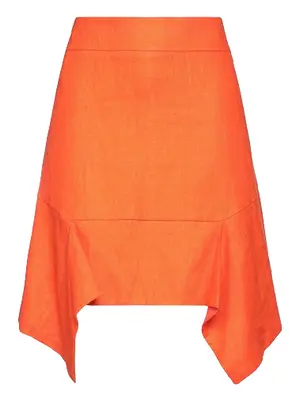 Bcbgmaxazria Mini Flared Skirt - Orange