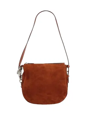 Burberry Calfskin Shoulder Bag - Brown
