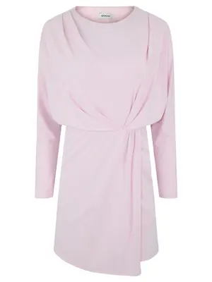 Simkhai Asymmetric Long-sleeve Dress - Pink
