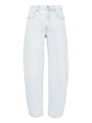 Alexander Wang High-rise Tapered Jeans - Blue