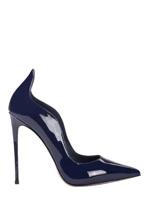 LE SILLA Ivy 120mm Patent-leather Pumps - Blue