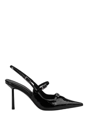 LE SILLA Morgana 80mm Leather Pumps - Black
