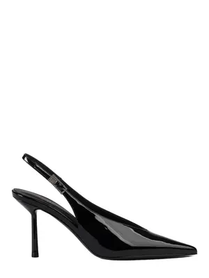LE SILLA Clivage Leather Pumps - Black