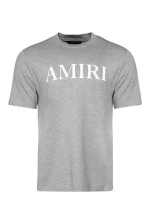 Amiri Core Logo-print Cotton T-shirt - Grey