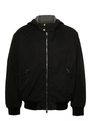 DIESEL Alain Oval-d Hooded Jacket - Black