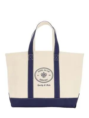 SPORTY & RICH Sporty & Rich X Hotel Du Cap Eden Roc Eden Crest Tote Bag