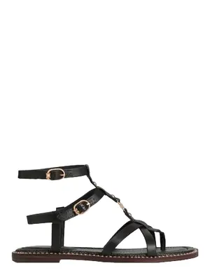 Sam Edelman Thong Gladiator Sandals - Black