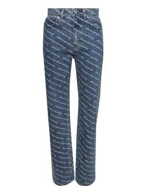 Alexander Wang Ez Logo Jeans - Multi