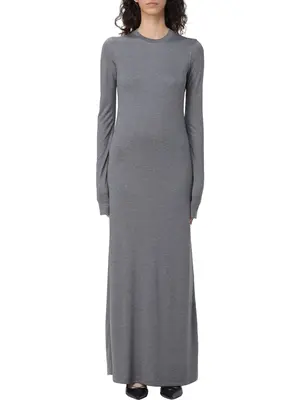 TOTEME Toteme Long Sleeve Knit Dress Grey