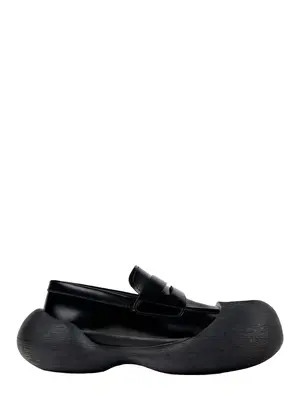 Camper Caramba Leather Loafers - Black