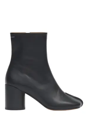 MAISON MARGIELA Leather Ankle Boots - Black
