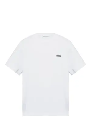 Helmut Lang Logo Plaque Cotton T-shirt - White