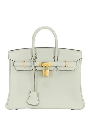 Hermès Hermes Birkin 25 Handbag Gris Neve