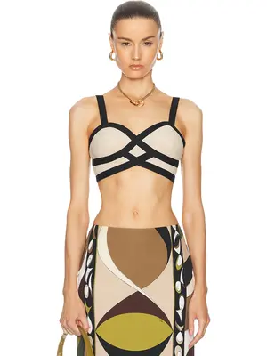 Emilio Pucci Crop Tank Top - Corda