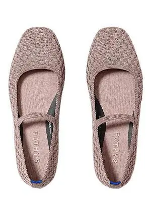 Rothy's The Max Square Mary Jane Flats - Lilac
