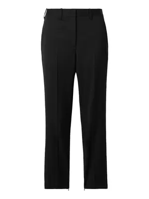 Helmut Lang Wool-twill Slim-leg Pants - Black