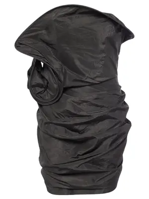 Magda Butrym Silk Taffeta Minidress - Black