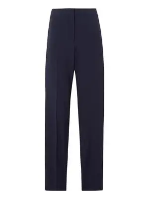 Stella McCartney Gabardine Straight-leg Trousers - Navy