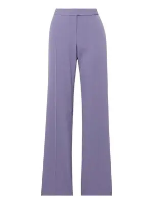 Stella McCartney Wool-blend Twill Straight-leg Pants - Lavender