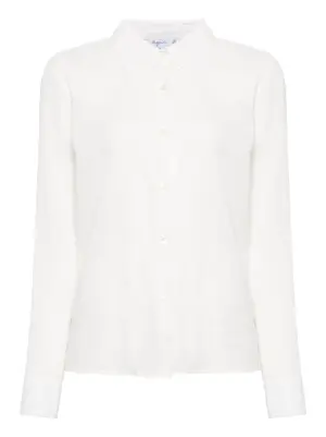 AGNÈS B. Graphic-print Cotton Shirt - White